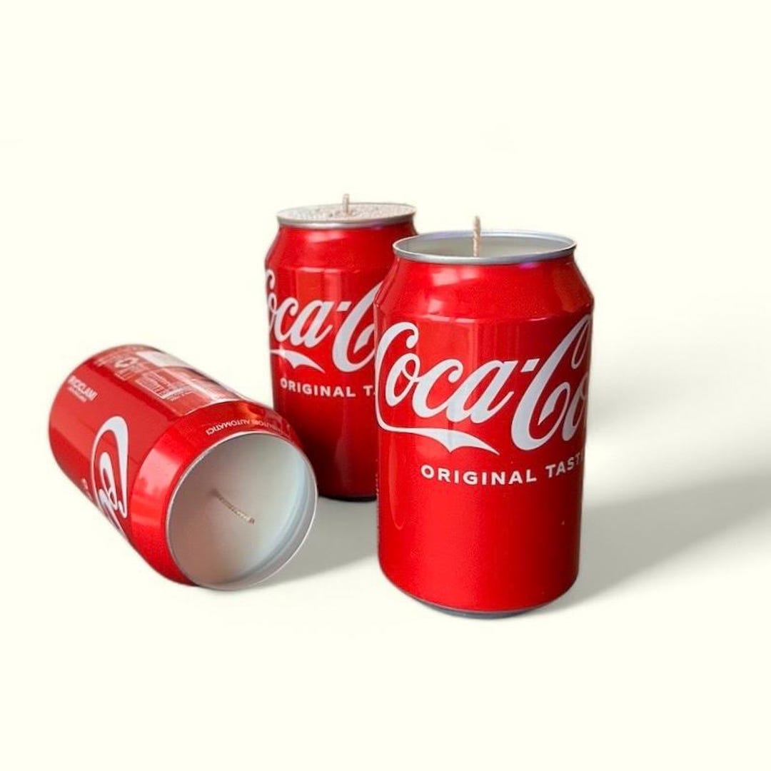 Coca-cola 0.33l Soy Candle, Can Candle, Gift, Handmade, Coca Cola ...