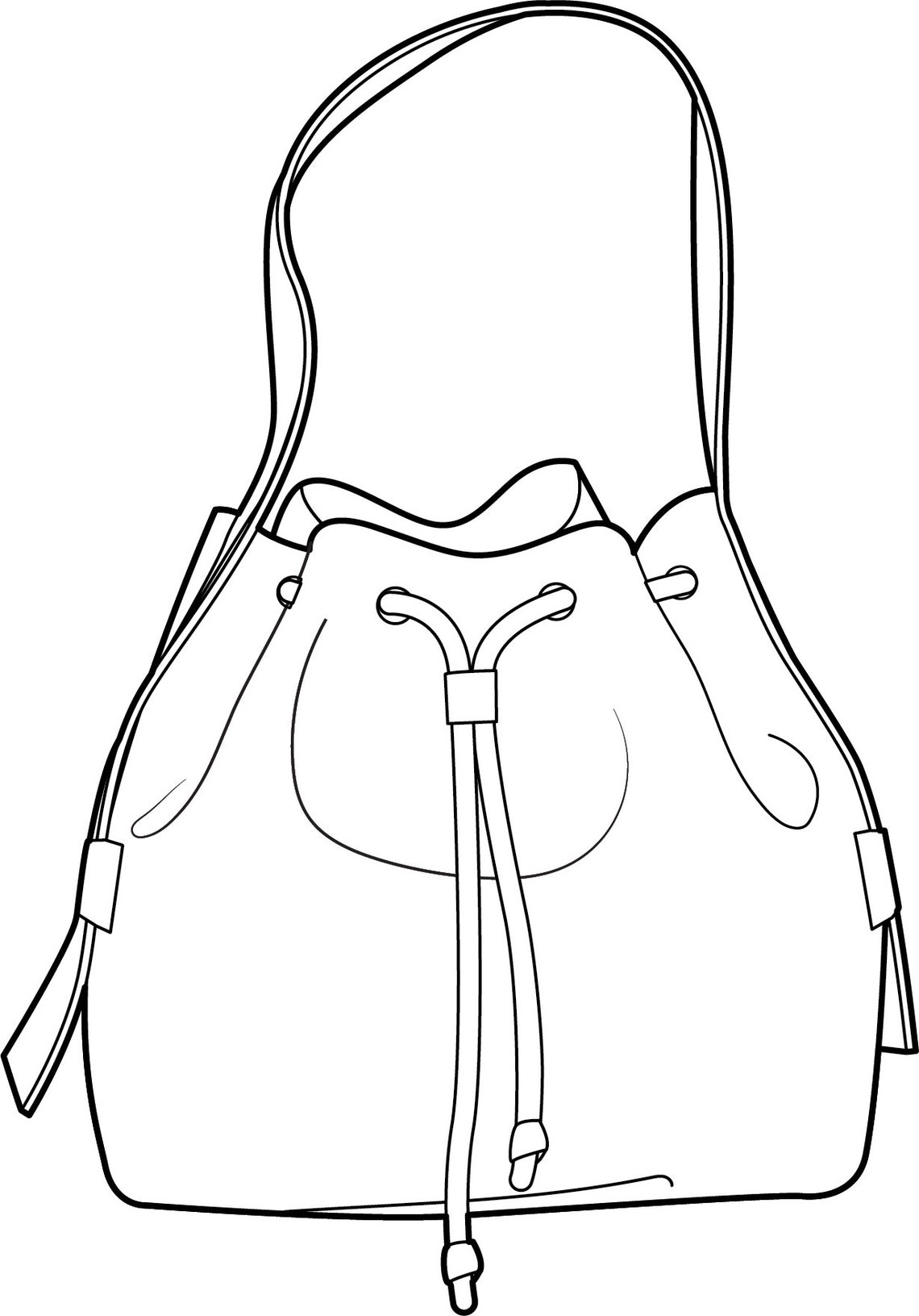 BAG SET 2 - CAD Technical Drawing_adobe Illustrator - Etsy