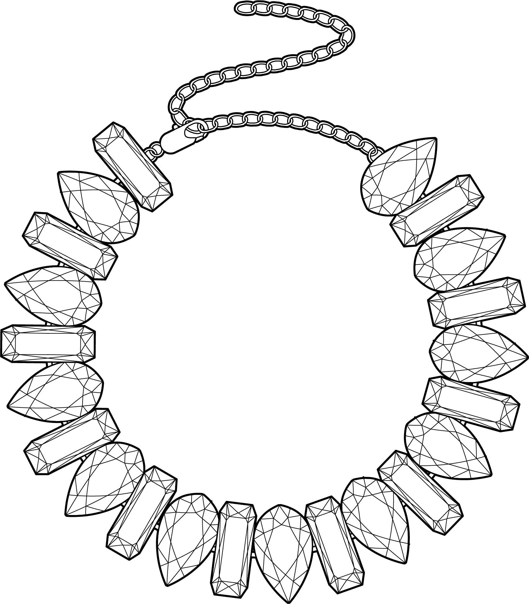 JEWELLERY SET 1_CAD Technical Drawing_adobe Illustrator - Etsy