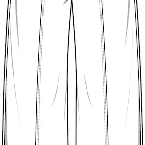 DENIM JEANS PACK 1 _CAD Technical Drawing Designs_adobe Illustrator - Etsy