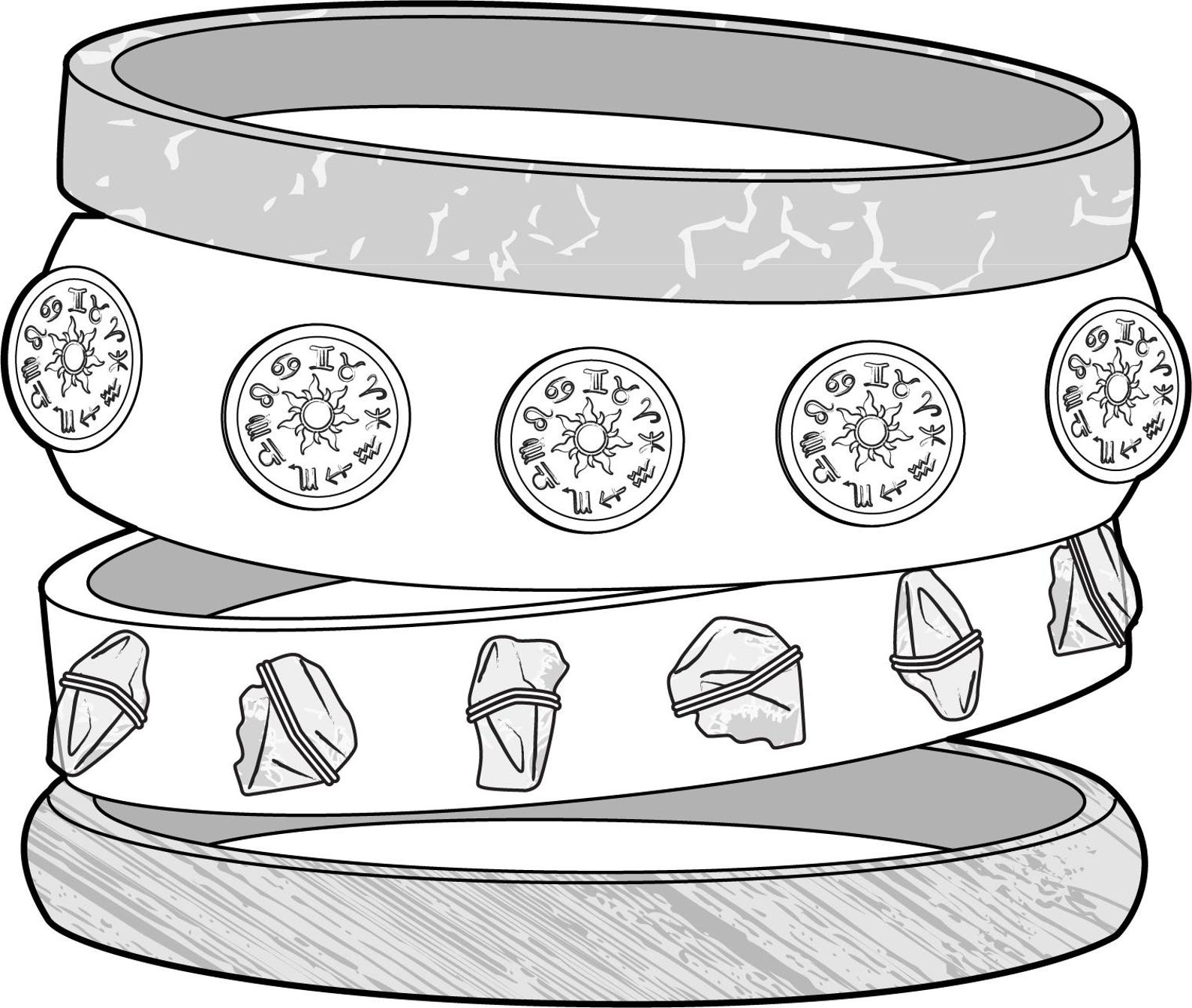 JEWELLERY CUFFS BRACELETS_CAD Technical Drawing_adobe Illustrator - Etsy