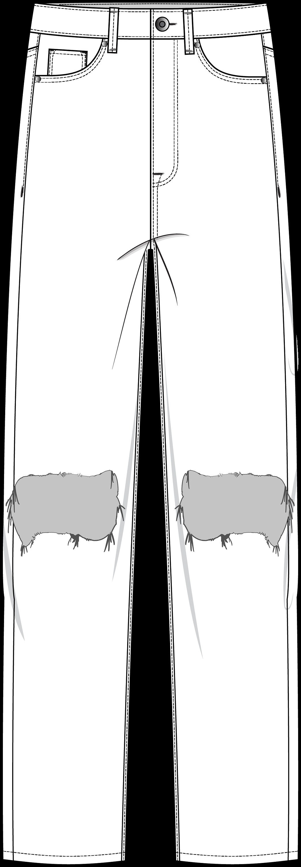 DENIM JEANS PACK 1 _CAD Technical Drawing Designs_adobe Illustrator - Etsy
