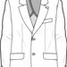 Blazer Set 1_CAD Technical Drawing Template_adobe Illustrator - Etsy