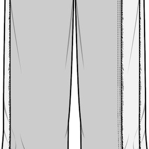DENIM JEANS PACK 1 _CAD Technical Drawing Designs_adobe Illustrator - Etsy