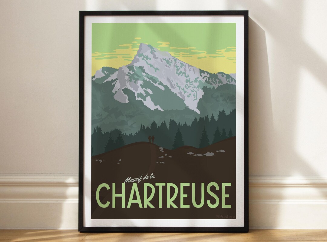 Affiche du Massif de la Chartreuse - Dauphiné Savoie - Tableau de ...