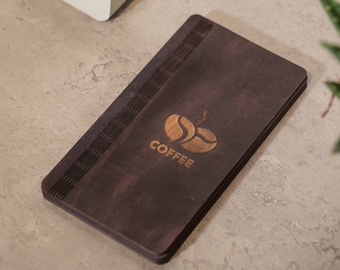 Wooden Check Presenter Custom Check Presenter Restaurant Bill Holder ...