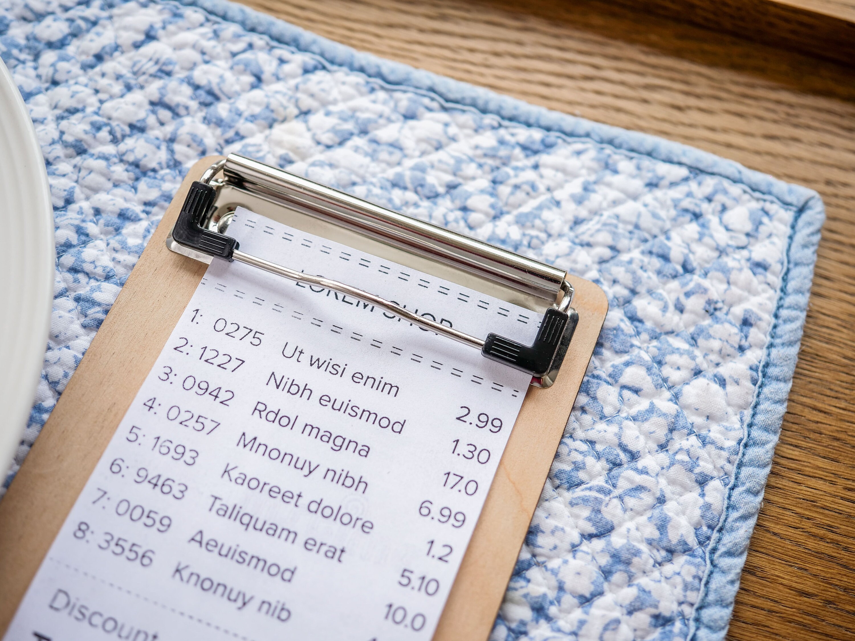 Wood Restaurant Check Presenter Cafe Bar Check Holder Bill - Etsy