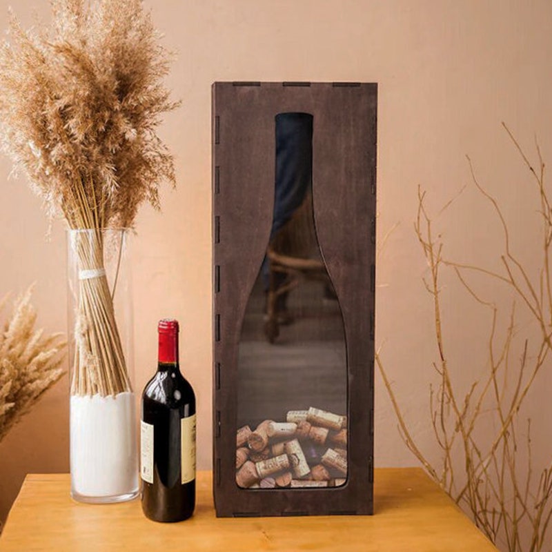 Wine Cork Shadow Box - Etsy