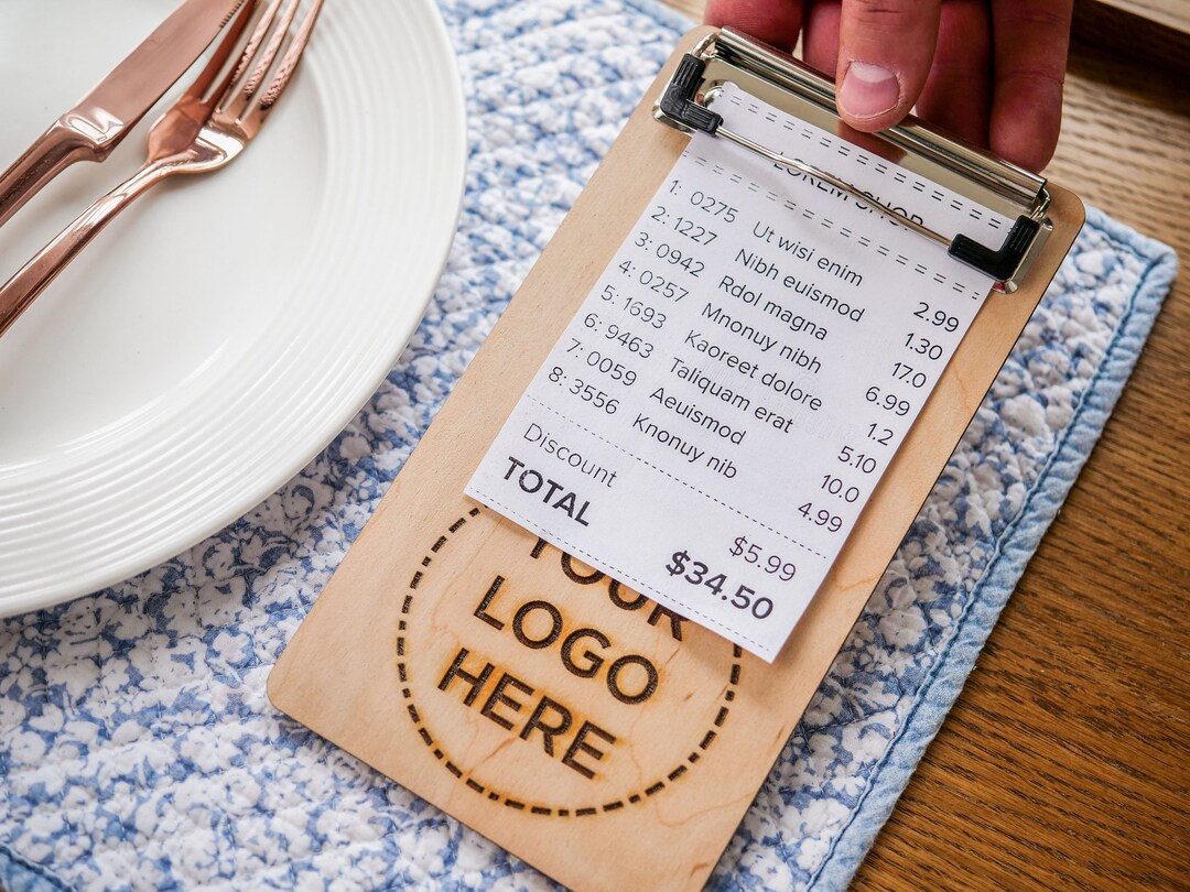 Wood Restaurant Check Presenter, Cafe Bar Check Holder, Bill Holder ...