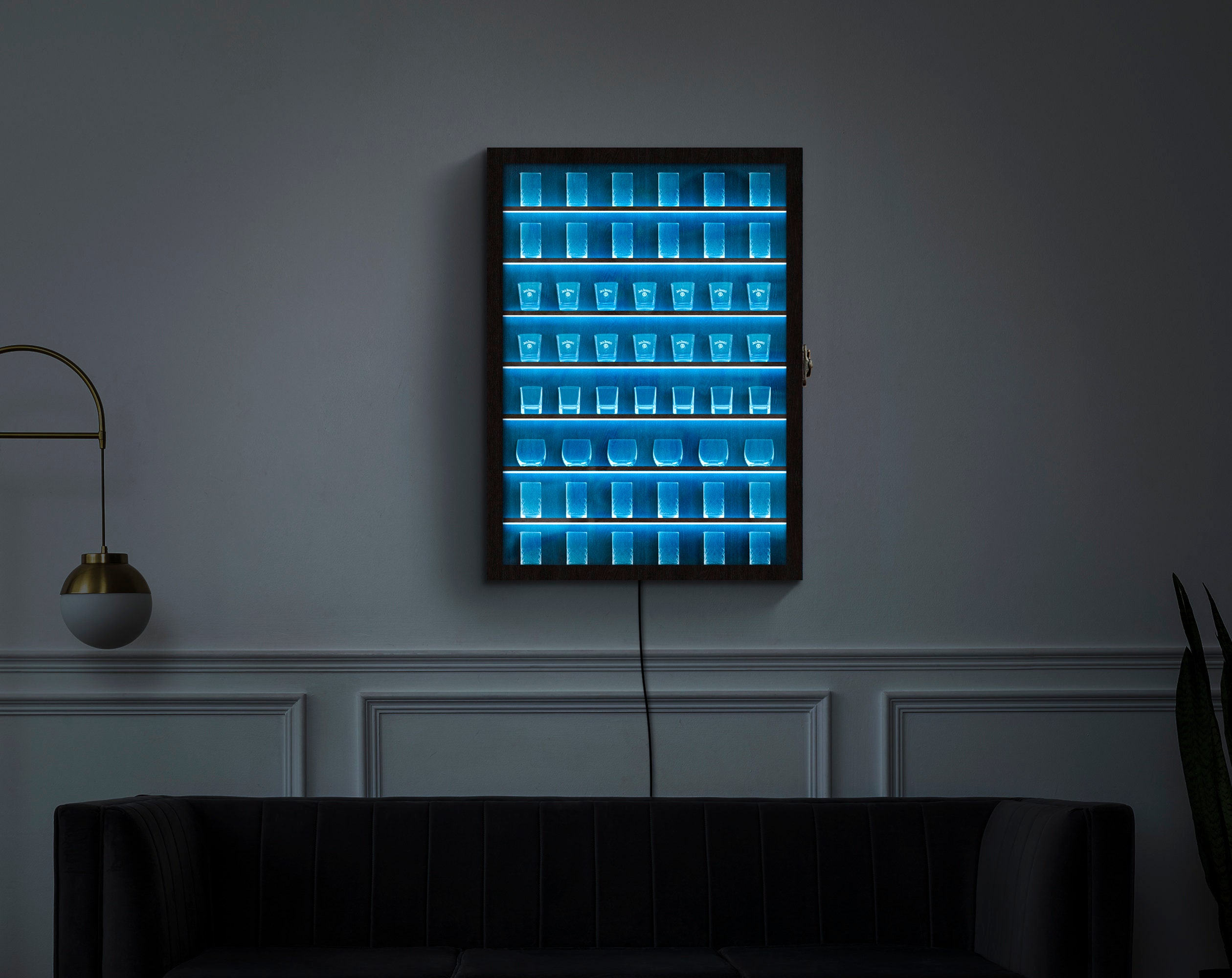 Shot Glass Stand, Bar Display, Shot Glass Display Case With Door, Shot ...