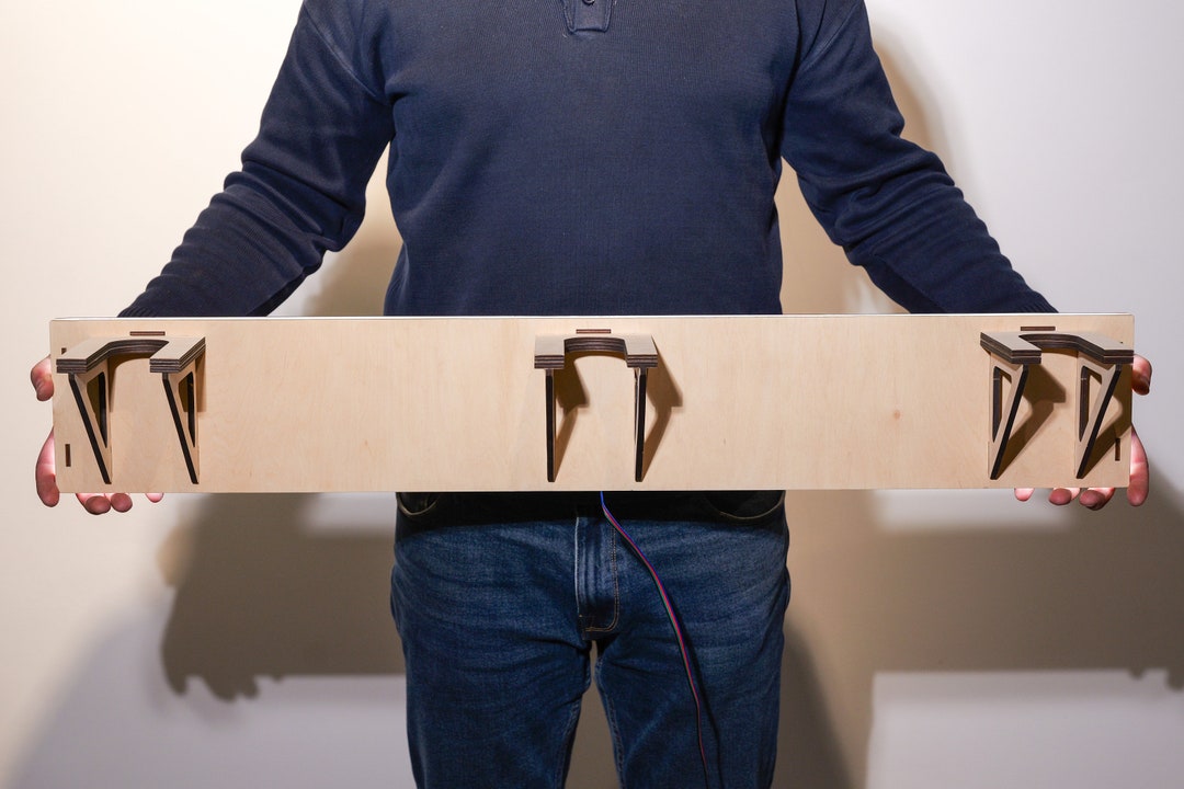 Wooden Guitar Wall Hangers, Led Guitars Hanger, Handmade Guitar Holder ...