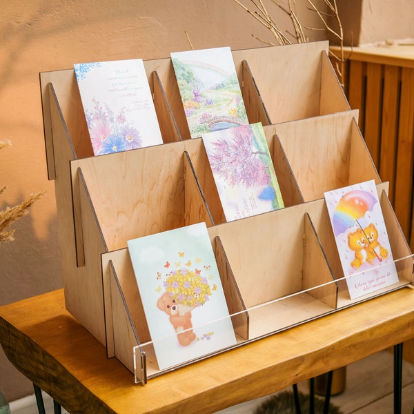 Greeting Card Display Rack - Etsy