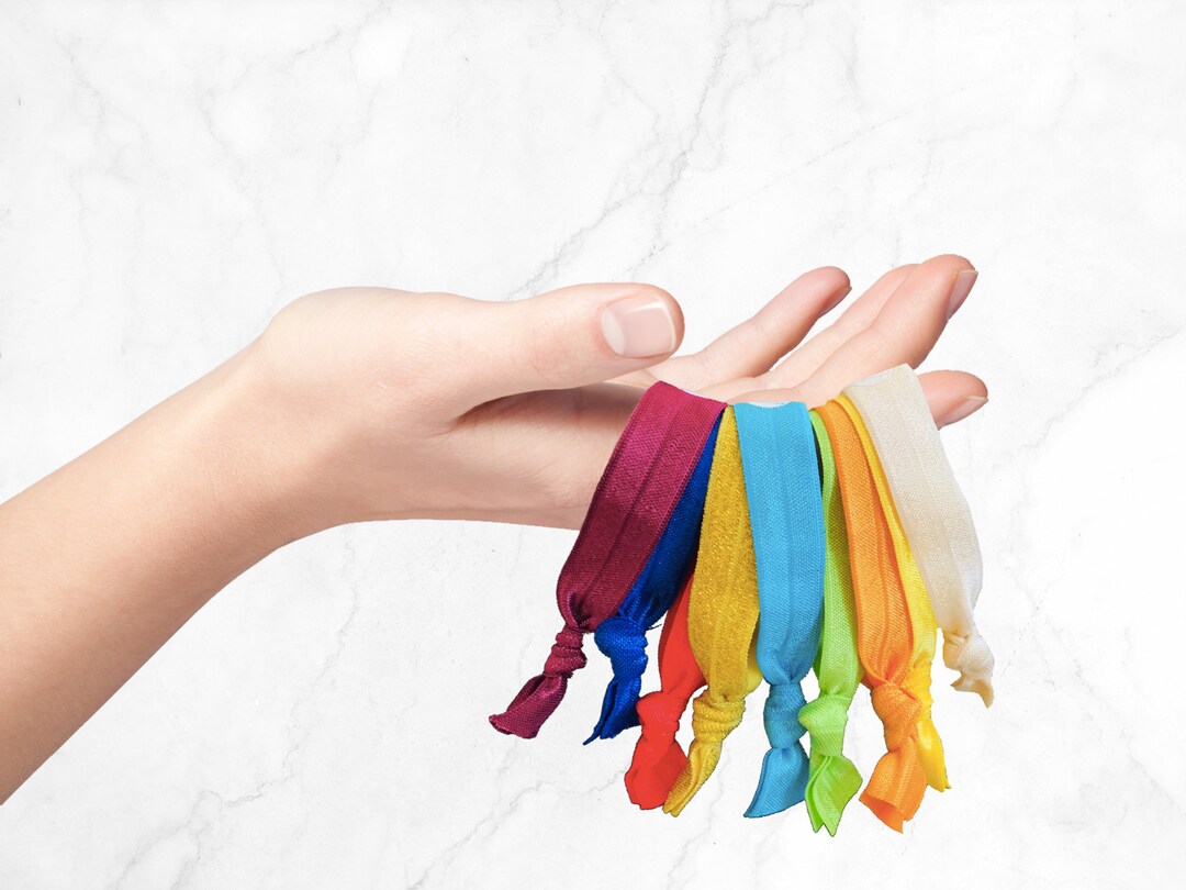 Autism Support Hair Ties | Bracelets | Elastic Band Emotion ...