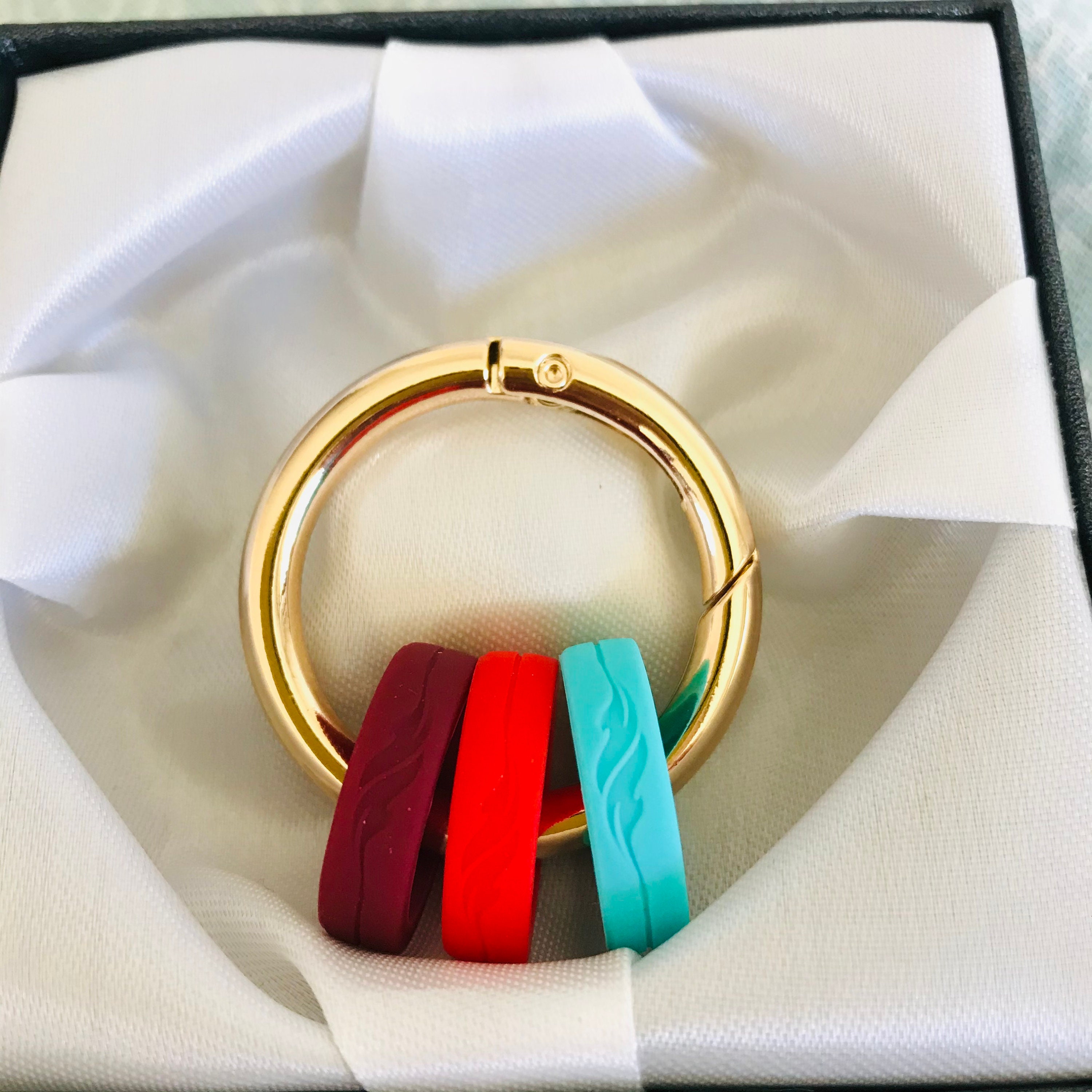 Autism Support Silicone Ring Blue Wave-bands SKY Mental - Etsy