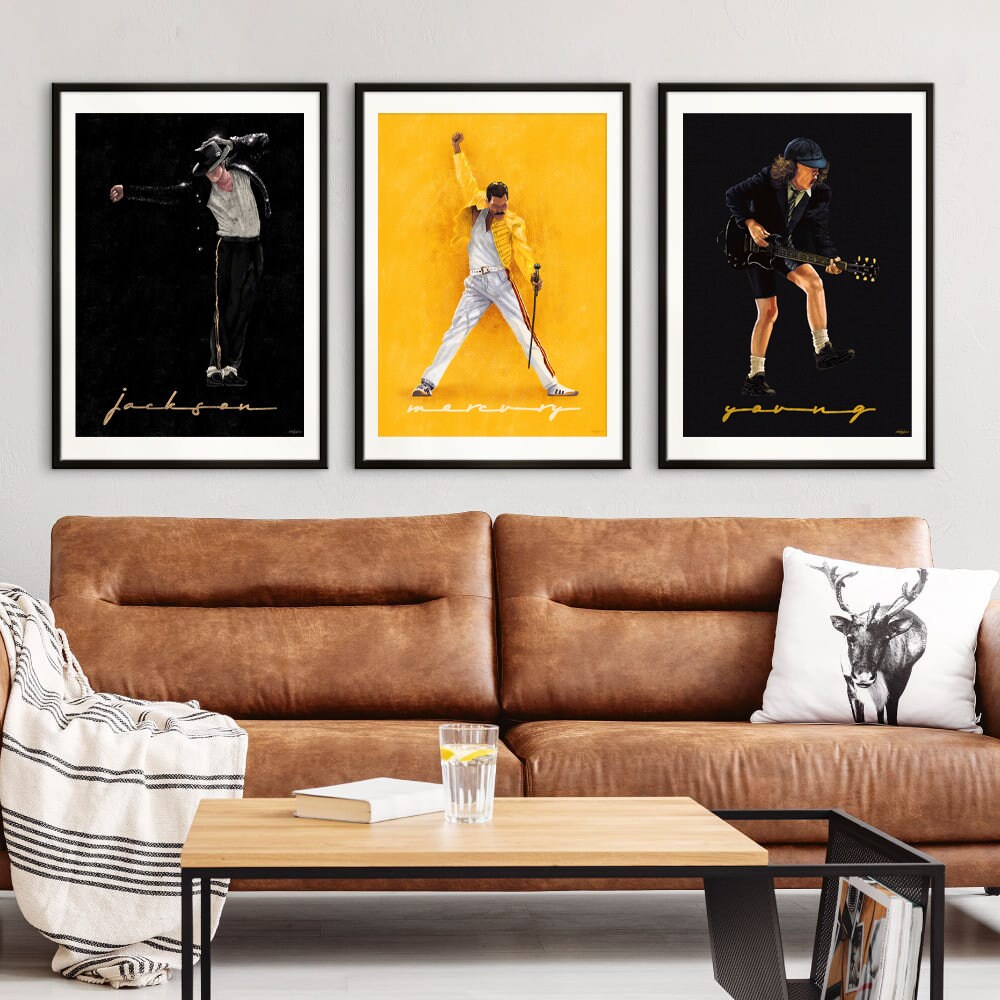 Freddie Mercury, Musician Inspired Art Print, Birthday, Gift, Art Print ...