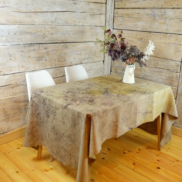Natural Tablecloth - Etsy