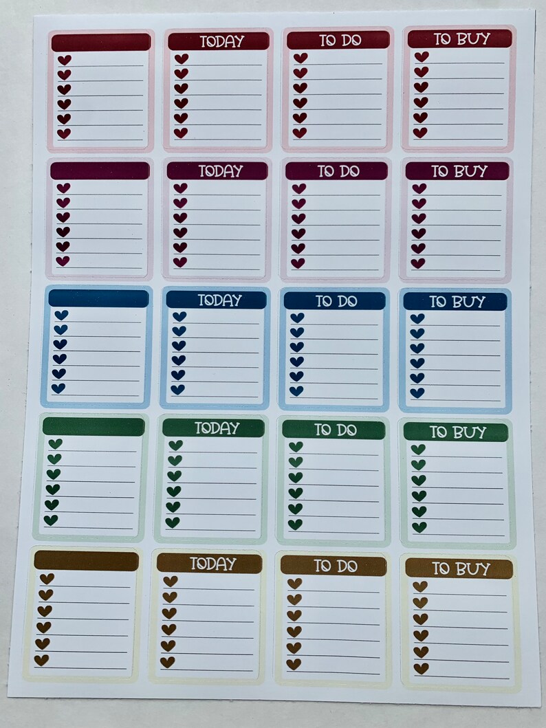 Planner Stickers, Important Stickers, Reminder Stickers, Bills Stickers ...