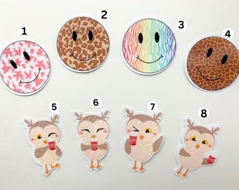 Cute Stickers Smiley Face Sticker Pack Planner Stickers Hydroflask ...