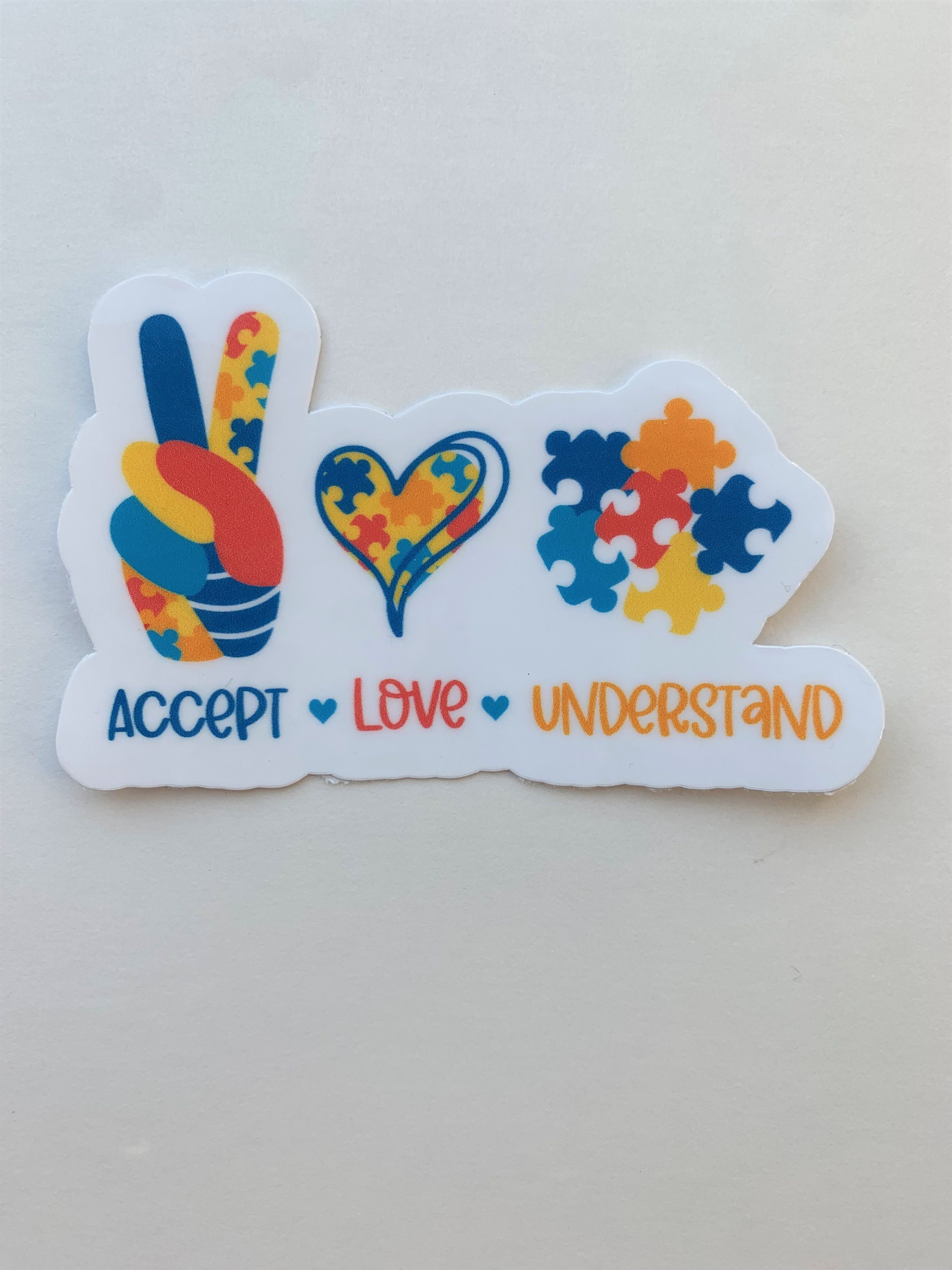 Autism Stickers, Autism Puzzle Piece Stickers, Waterproof, Great for ...