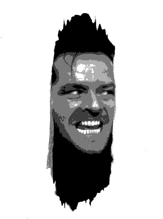 Jack Torrance Multi 5 Layers Stencil Designhorror character | Etsy