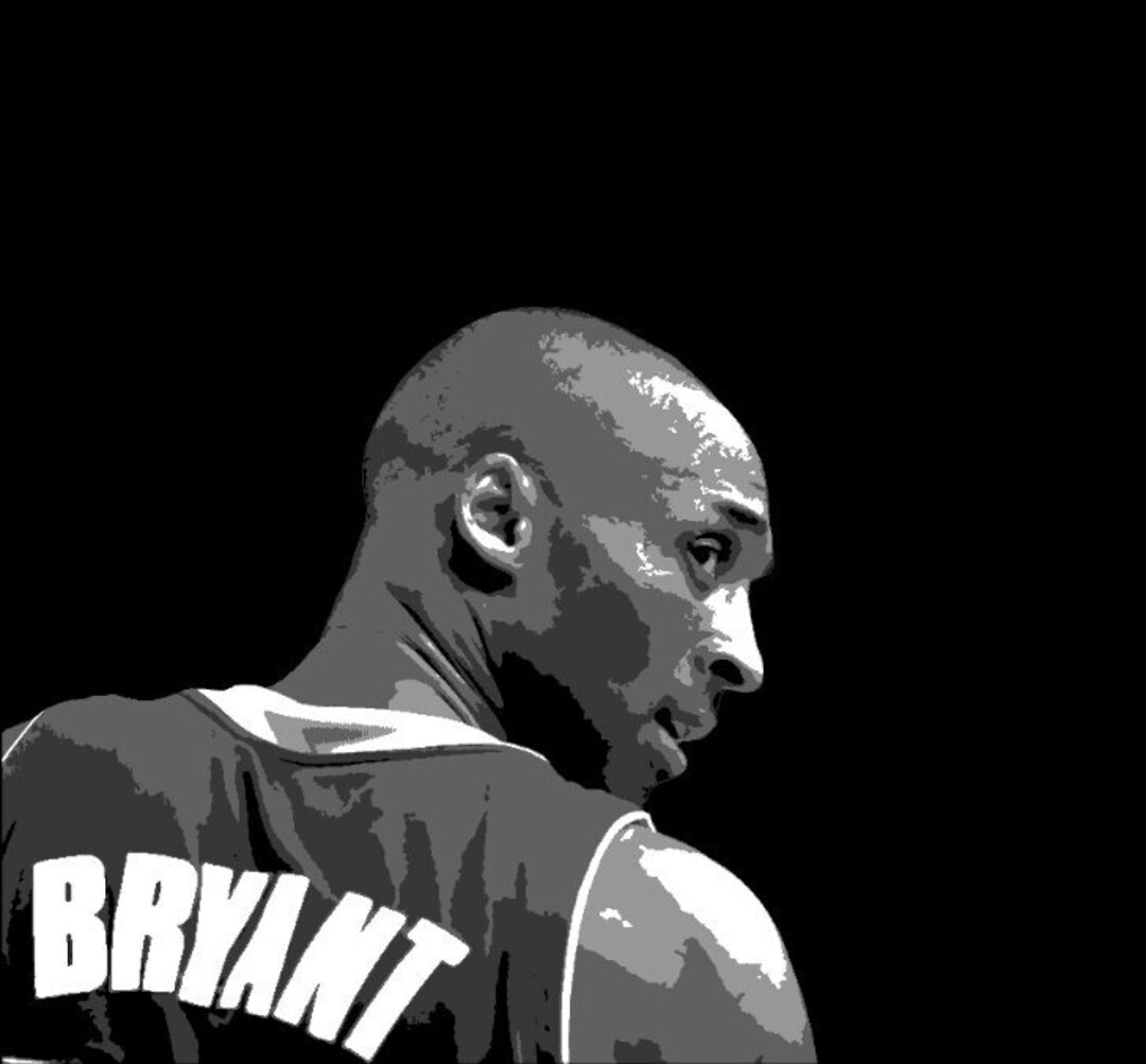 BASKETBALL PLAYER Multi 5 Layers Stencil Design,kobe , Portrait ...