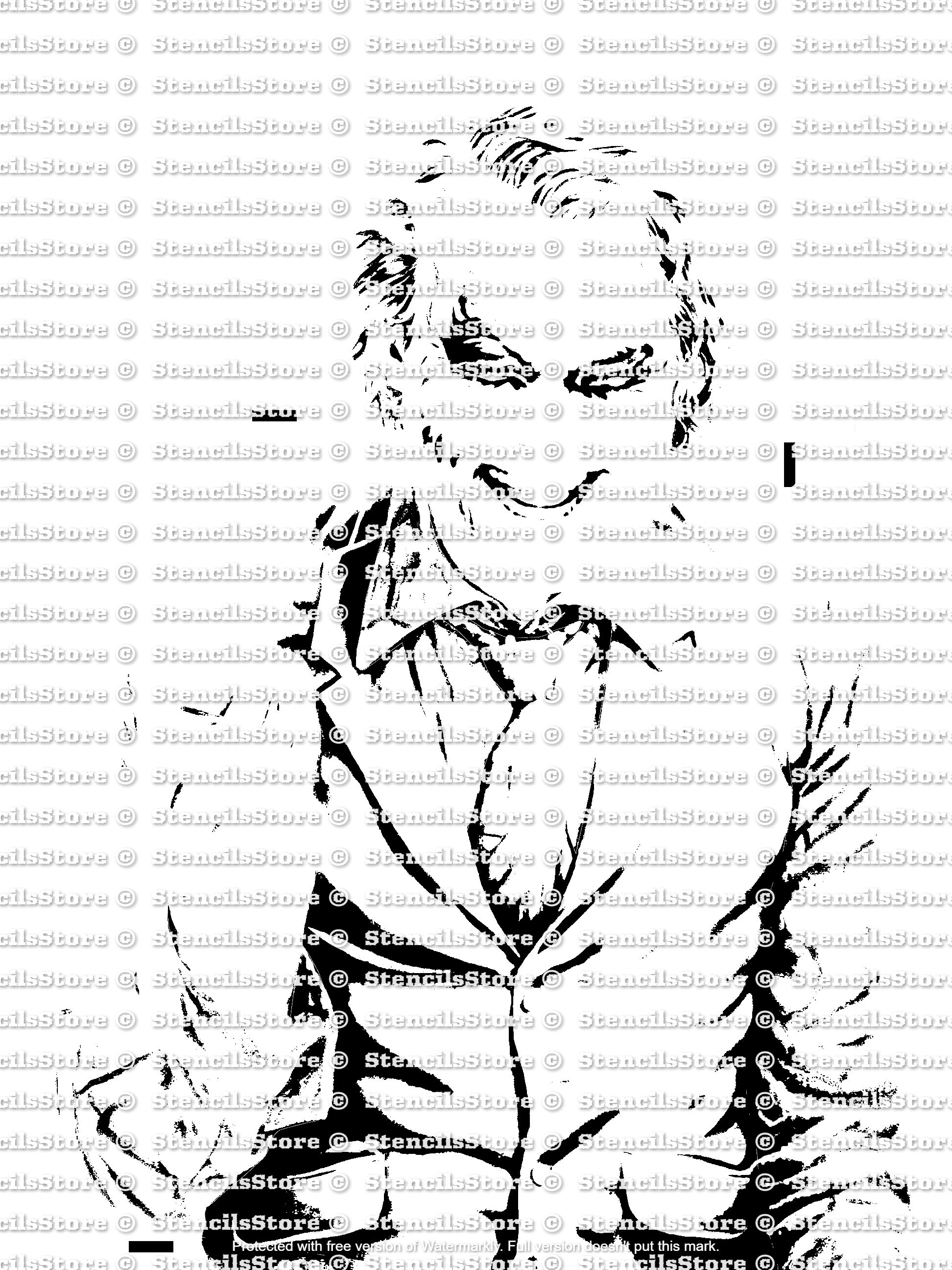Stencils Of Joker