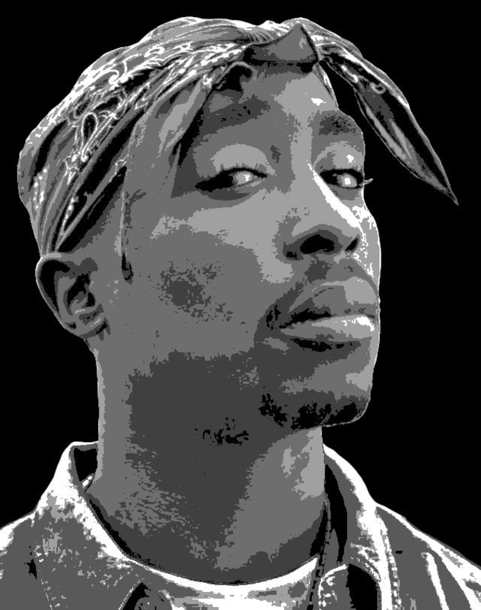 2Pac Tupac PNG archivos de corte Rapero Tupac Shakur - Etsy España