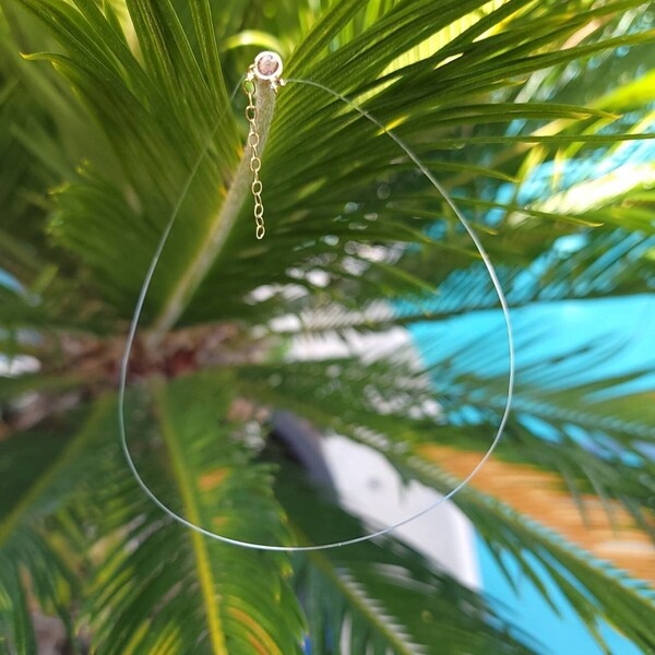 Clear Necklace - Etsy