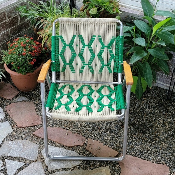 Macrame Chair - Etsy