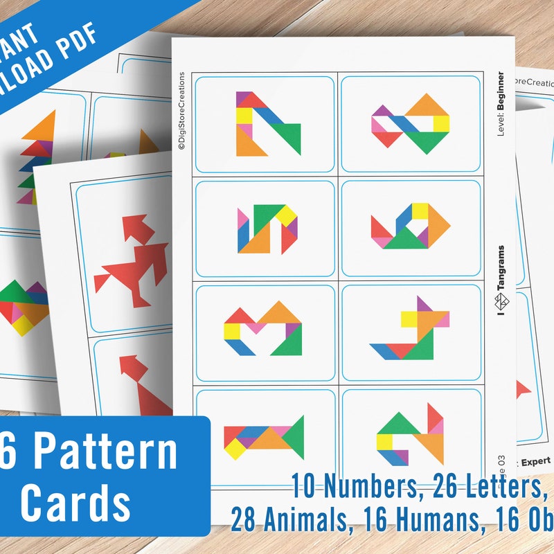Tangram Puzzle - Etsy