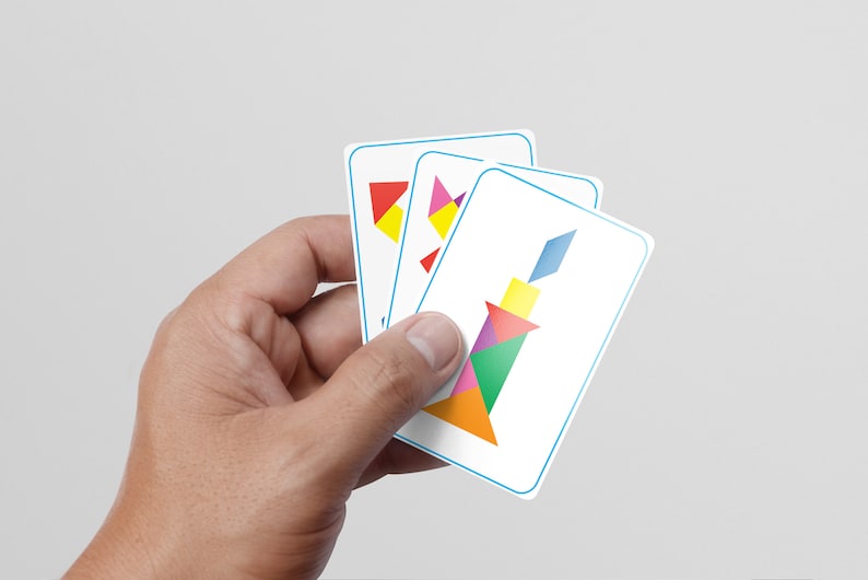 Tangram Pdf-tangram Flash Cards-tangram Alphabet-tangram Animals ...