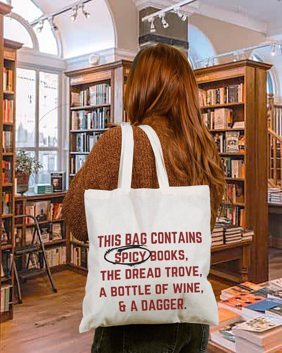 Nesta Book Bag Valkyrie Licensed Sarah J Maas Merch Cassian ACOTAR ...