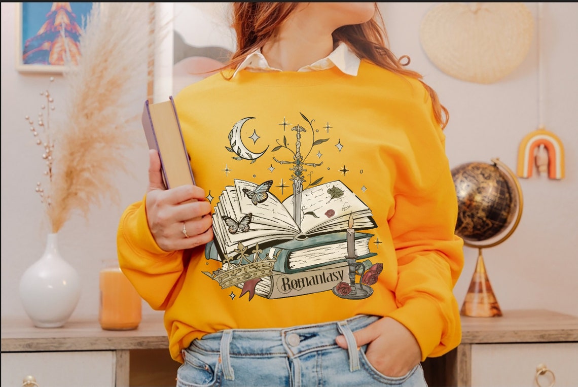 Bookish Sweatshirt Romance Reader Gift Reading Sweatshirt Book - Etsy