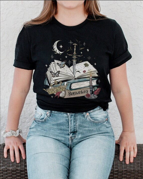 Romance Book Shirt Bookish Apparel Book Merch Bookish Tee - Etsy