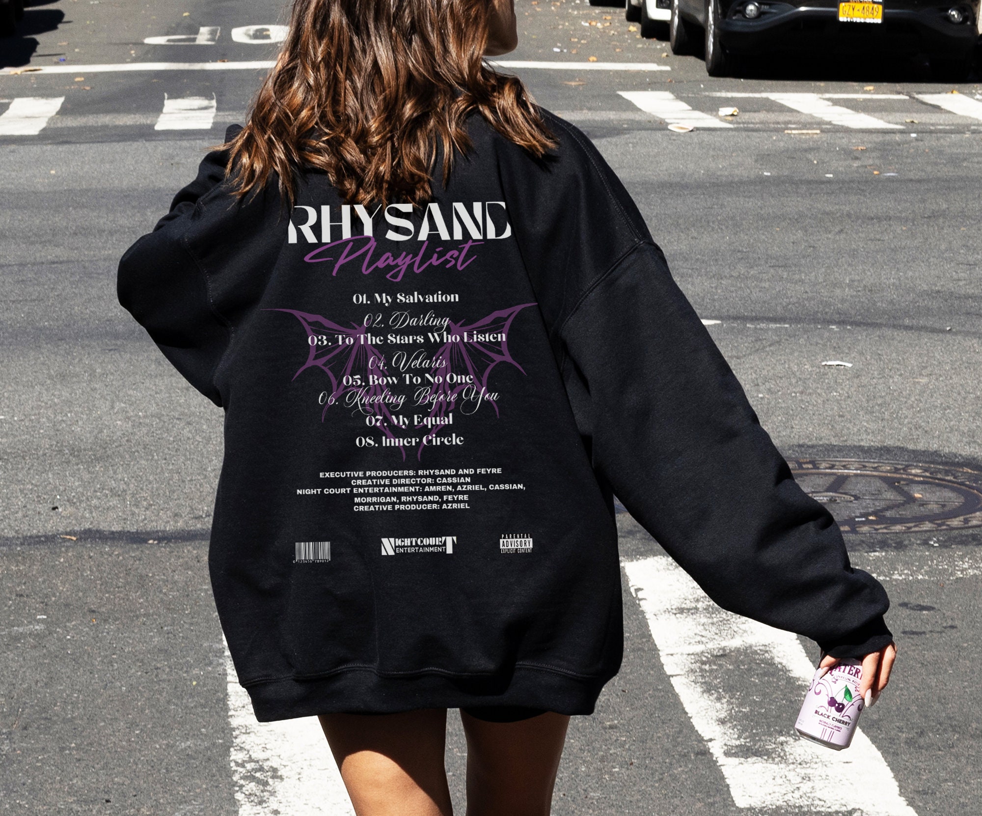 Rhysand Album Cover ACOTAR Band Tee Licensed Sarah J Maas Merch ACOTAR ...