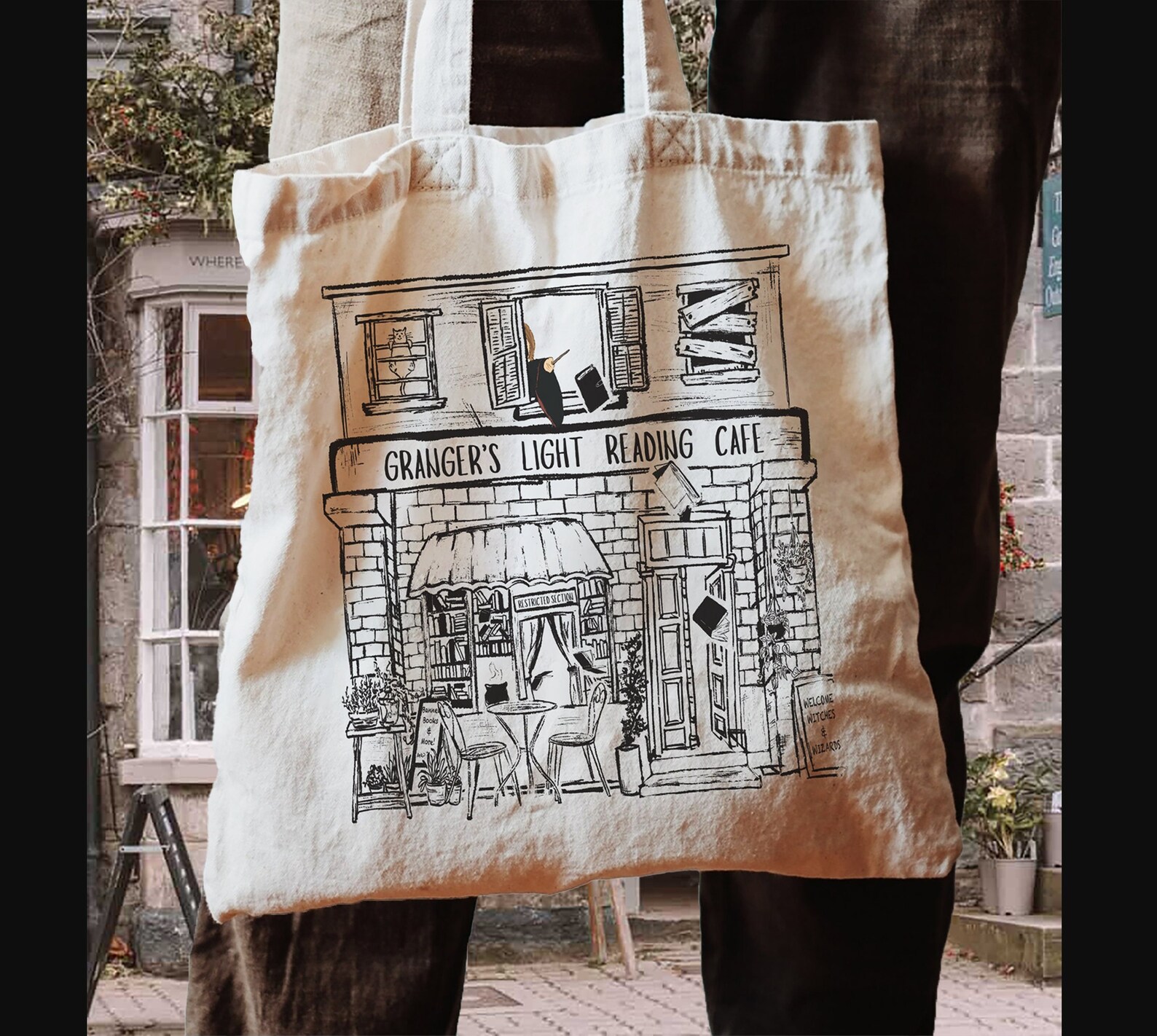 Granger's Bookstore Tote Bag Bookish Tote Book Bag Smut - Etsy