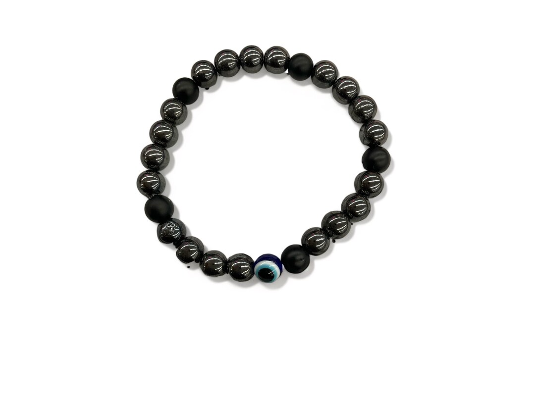 Shadow Sentinel Ward Bracelet Gemstone Unisex Spiritual Jewelry Gift ...