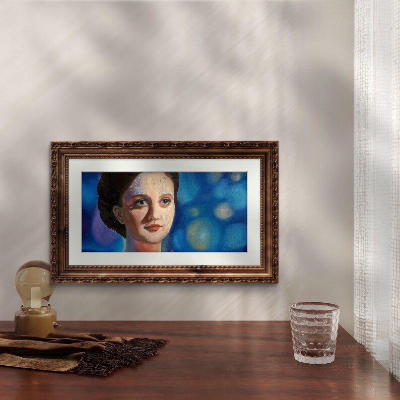 Ever After Fan Art Original Oil Painting | Drew Barrymore as Danielle ...