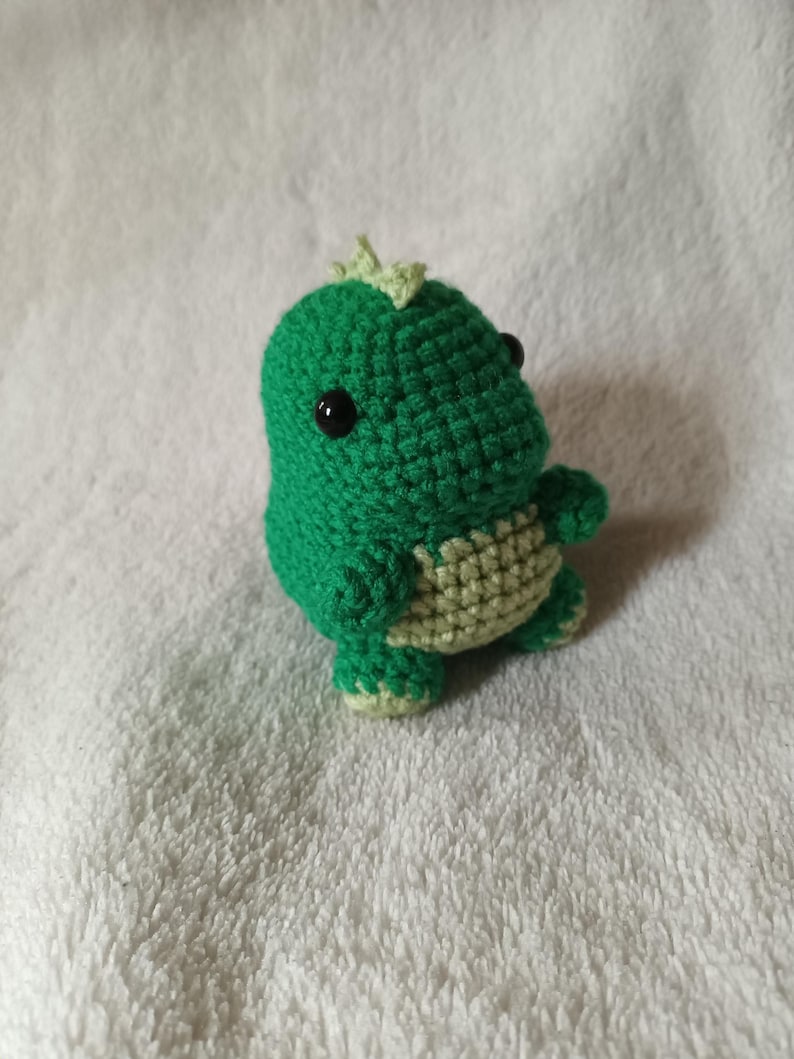 Chubzilla, Chubby Godzilla. Arigurumi Crochet - Etsy