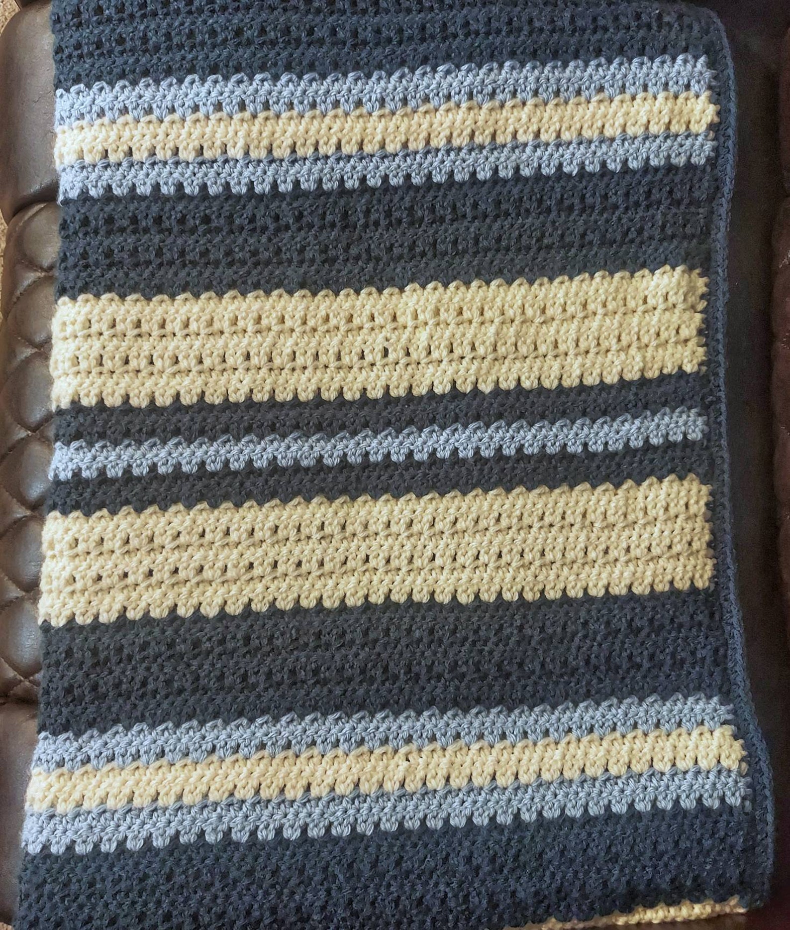 Striped Lap Afghan - Etsy