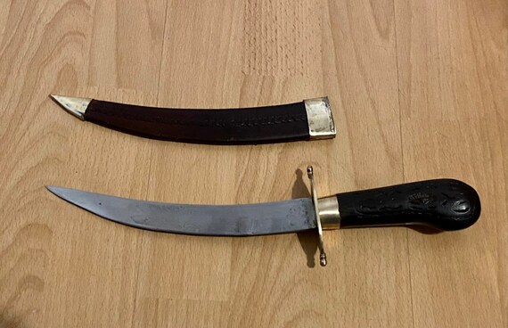 Antique Middle Eastern Curved Dagger Knife Great Collectors - Etsy