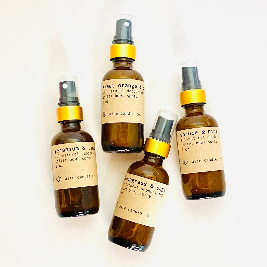 Toilet Bowl Spray | All Natural Before-you-go Poo Spray | Meant to Trap ...