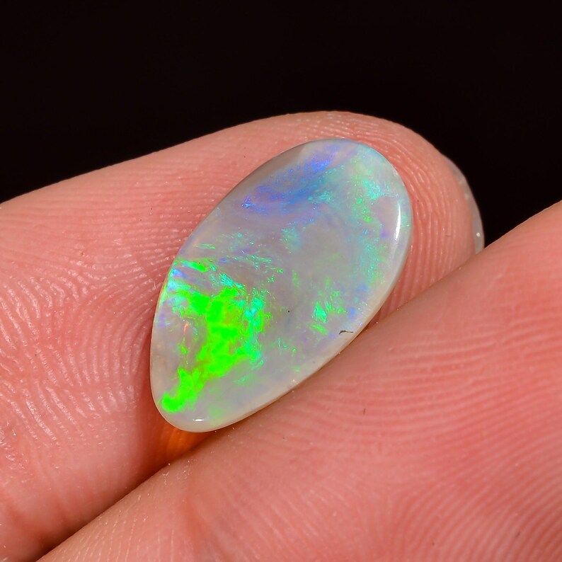 Natural Australian Opal Fancy Shape Cabochon Loose Gemstone for Making ...
