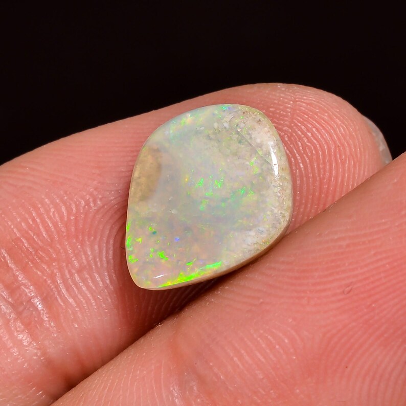 Natural Australian Opal Fancy Shape Cabochon Loose Gemstone for Making ...