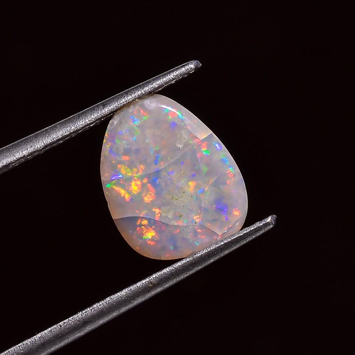 Natural Australian Opal Fancy Shape Cabochon Loose Gemstone for Making ...