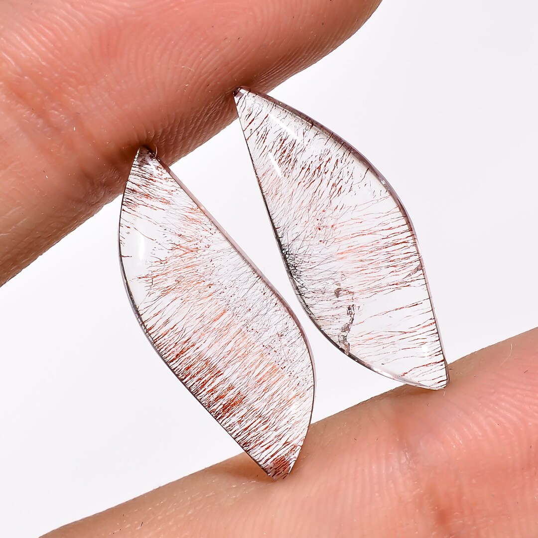 Elestial Quartz With Lepidocrocite Fancy Shape Cabochon - Etsy