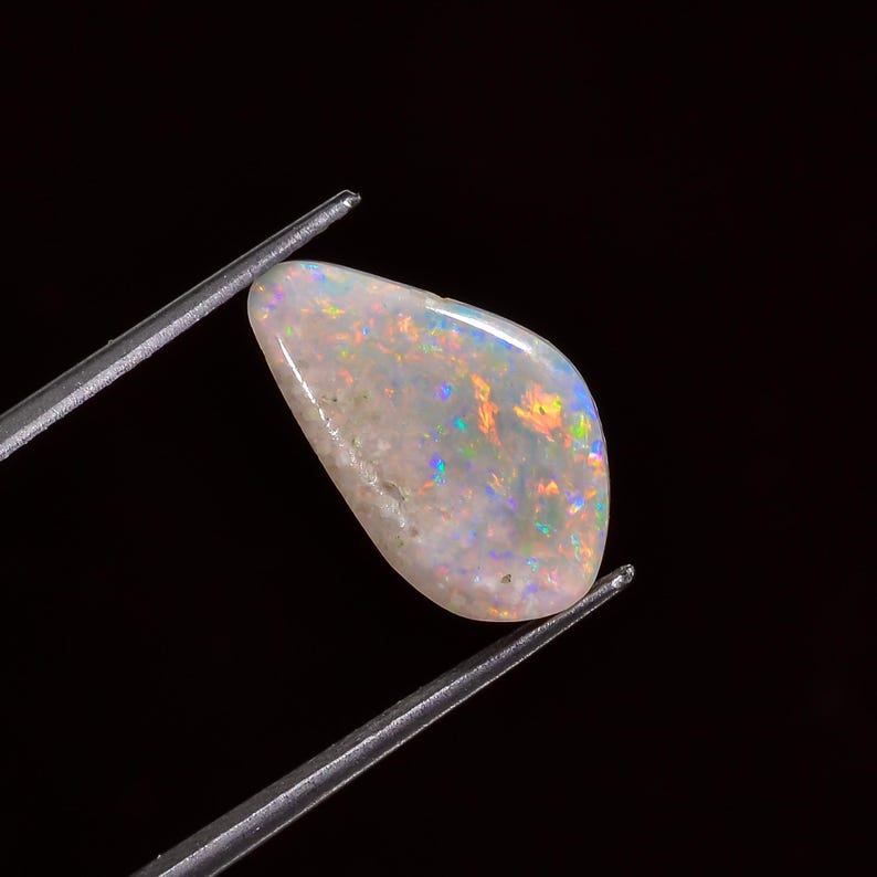 Natural Australian Opal Fancy Shape Cabochon Loose Gemstone for Making ...