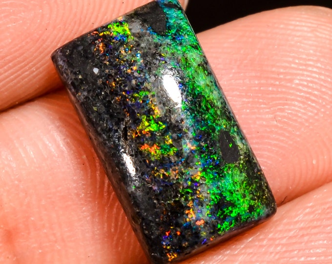 Andamooka Rectangle Shape Cabochon Natural Loose Gemstone for Making ...