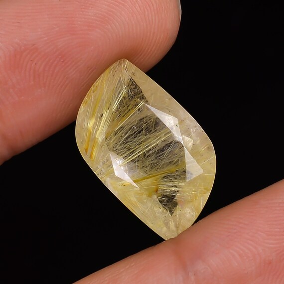 Golden Rutile Quartz Fancy Shape Cut Stone Natural Loose - Etsy