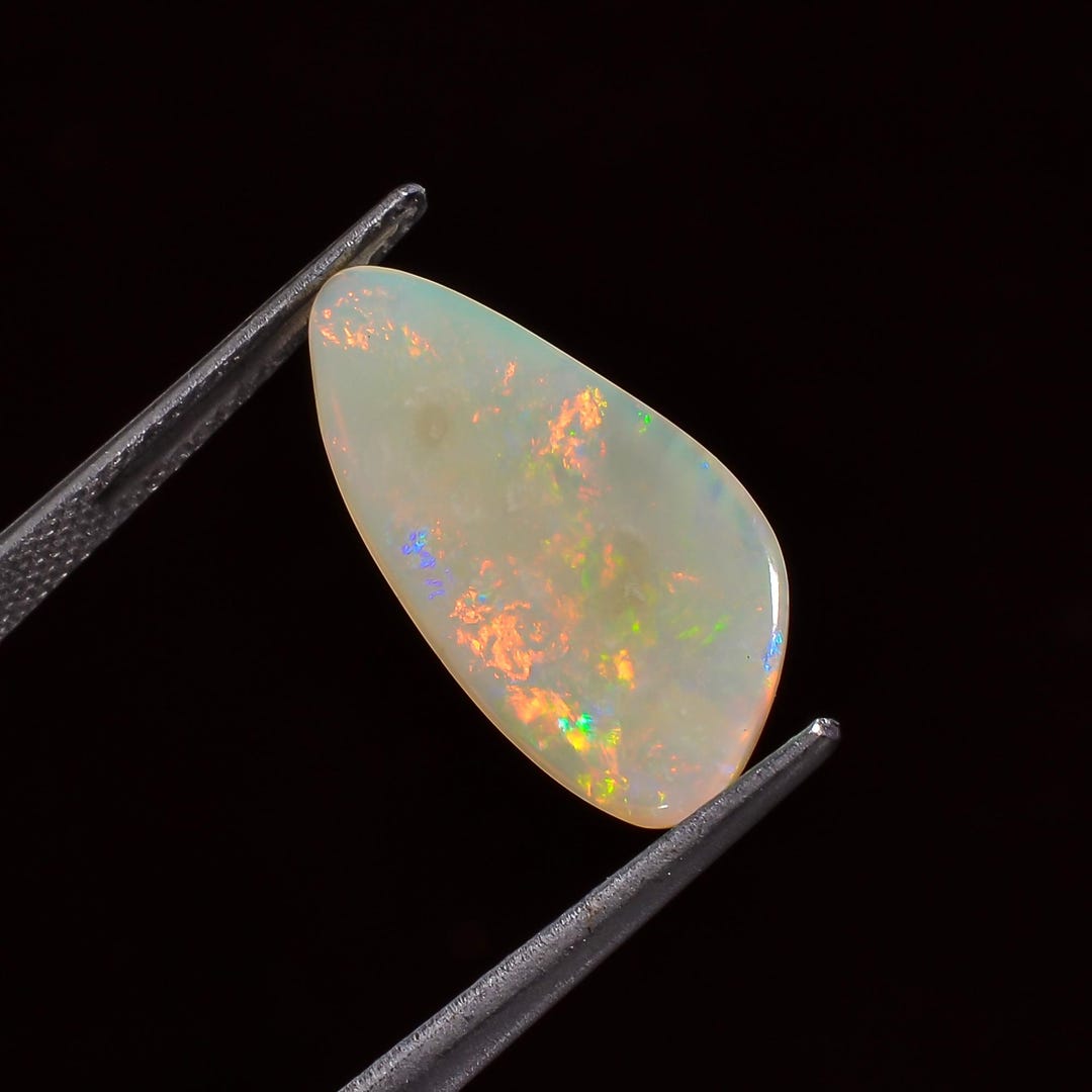Natural Australian Opal Fancy Shape Cabochon Loose Gemstone for Making ...